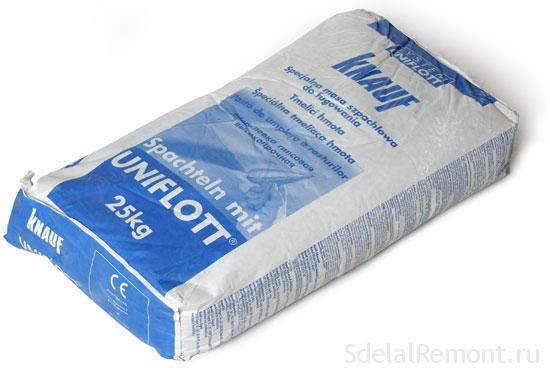 What putty suitable for sealing GCR better Knauf Uniflot, Fugen, Volma